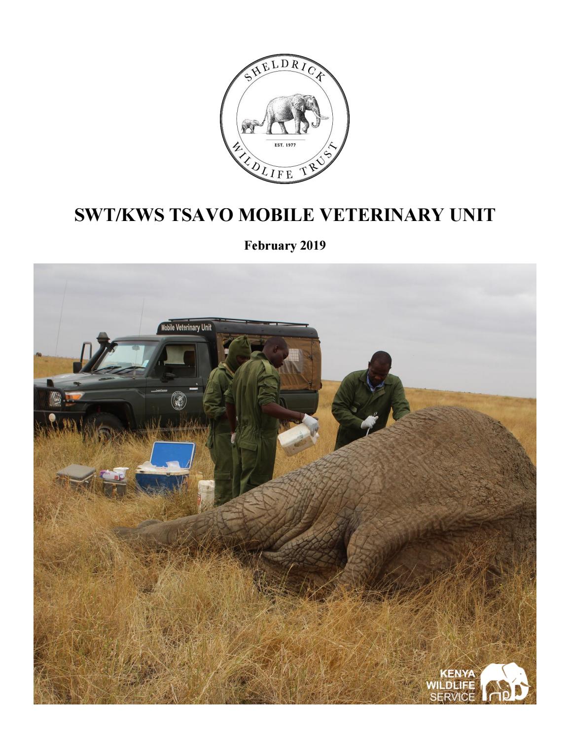 Tsavo Mobile Veterinary Unit Report for February 2019 by Sheldrick ...