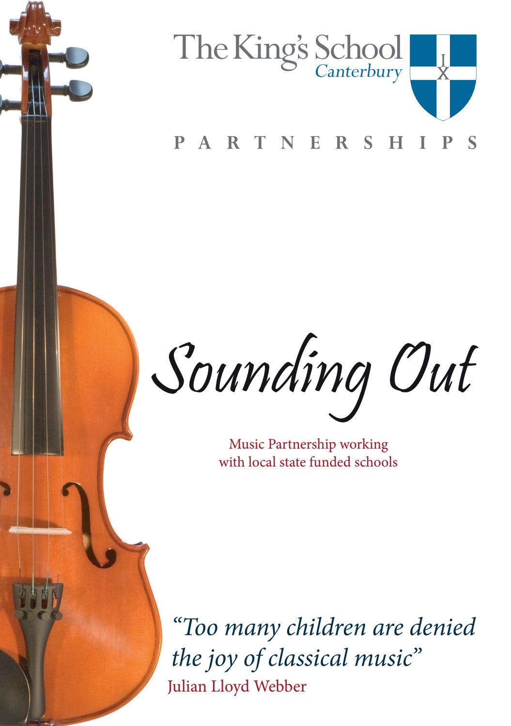 Sounding Out - The King's School Music Partnerships by OKS Association ...