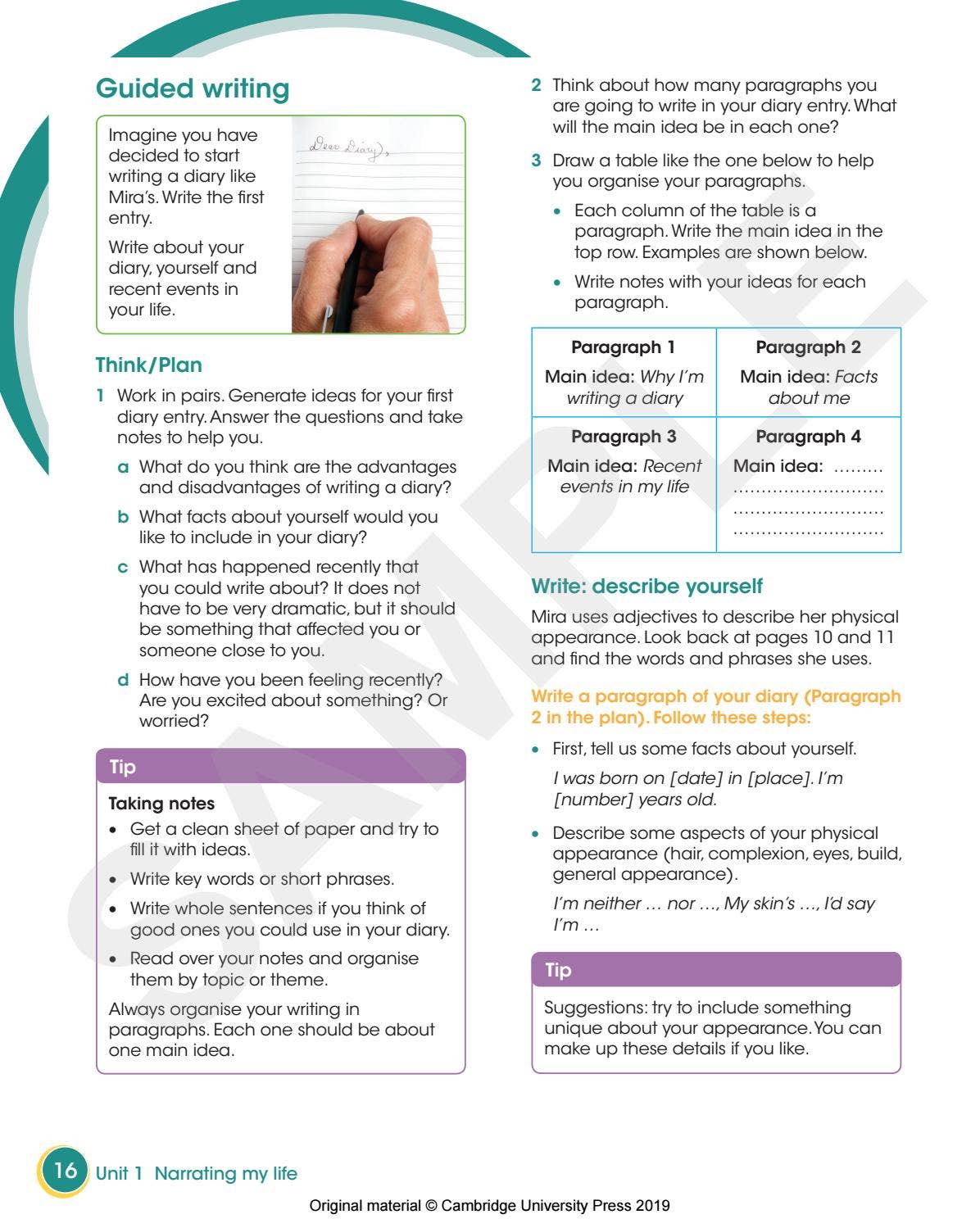 Grammar and Writing skills stage 7 sample by Cambridge International ...