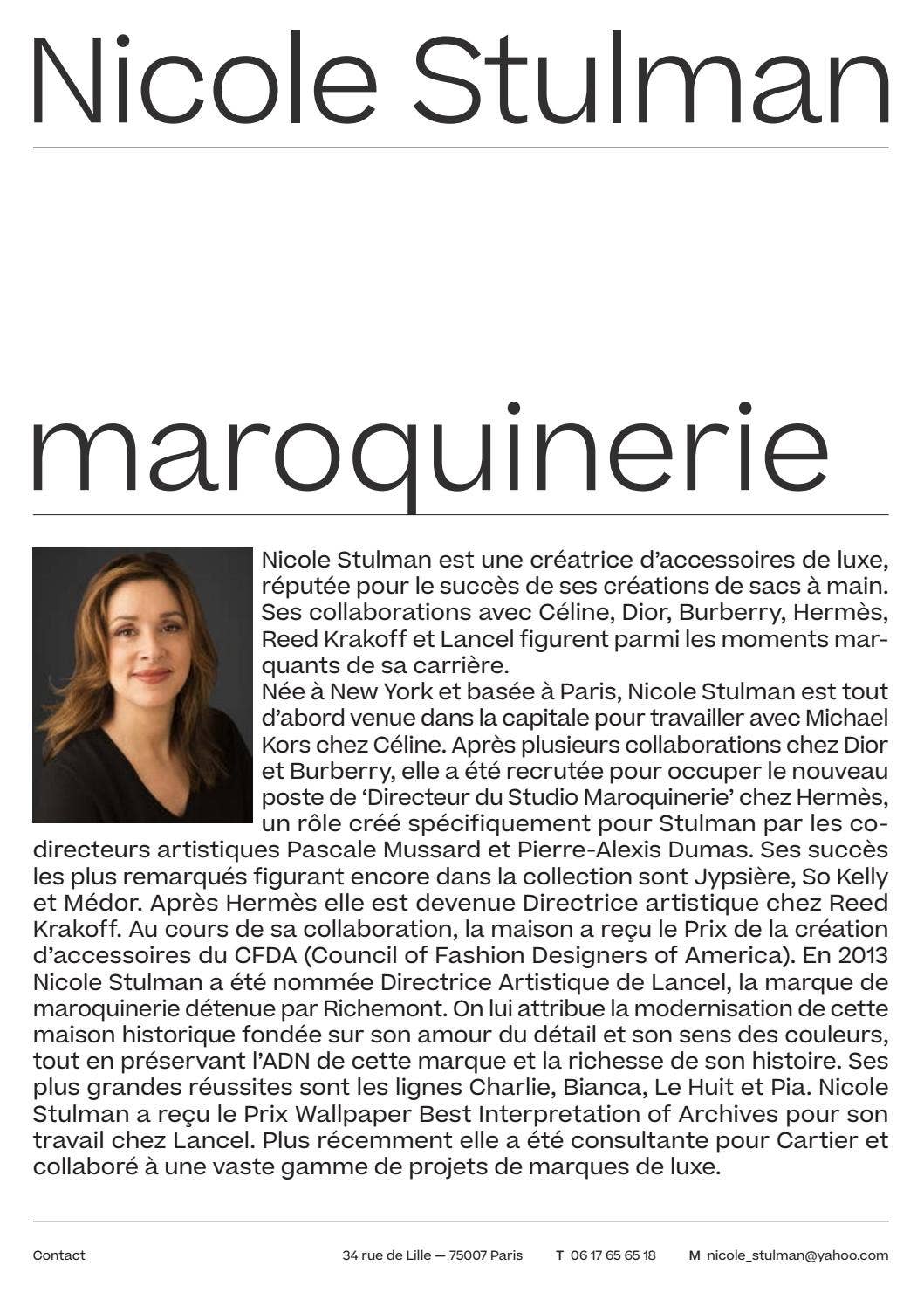 Portfolio de Nicole Stulman (français) 2 by Nicole Stulman - Issuu