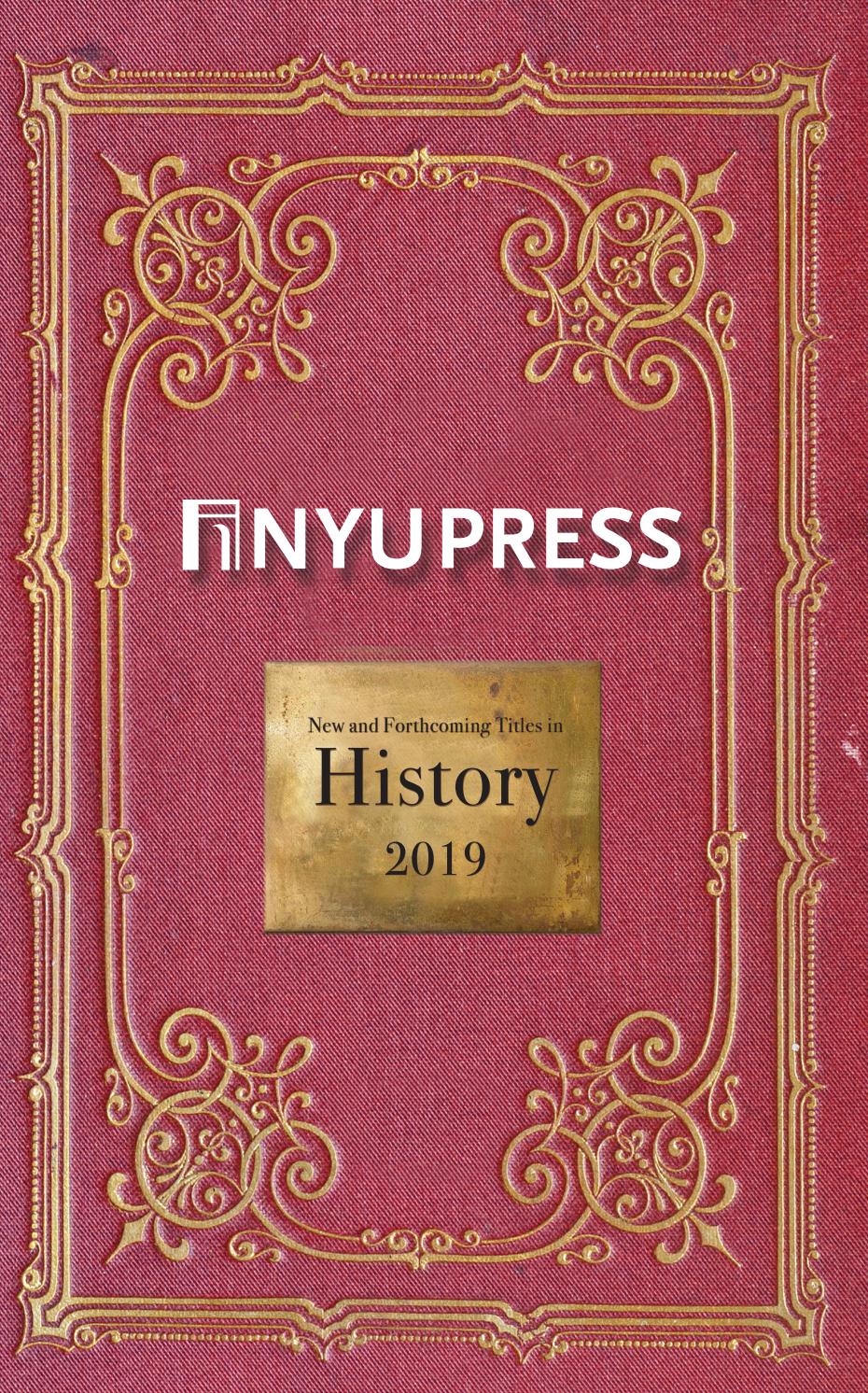 History catalog 2019 by NYU Press - Issuu