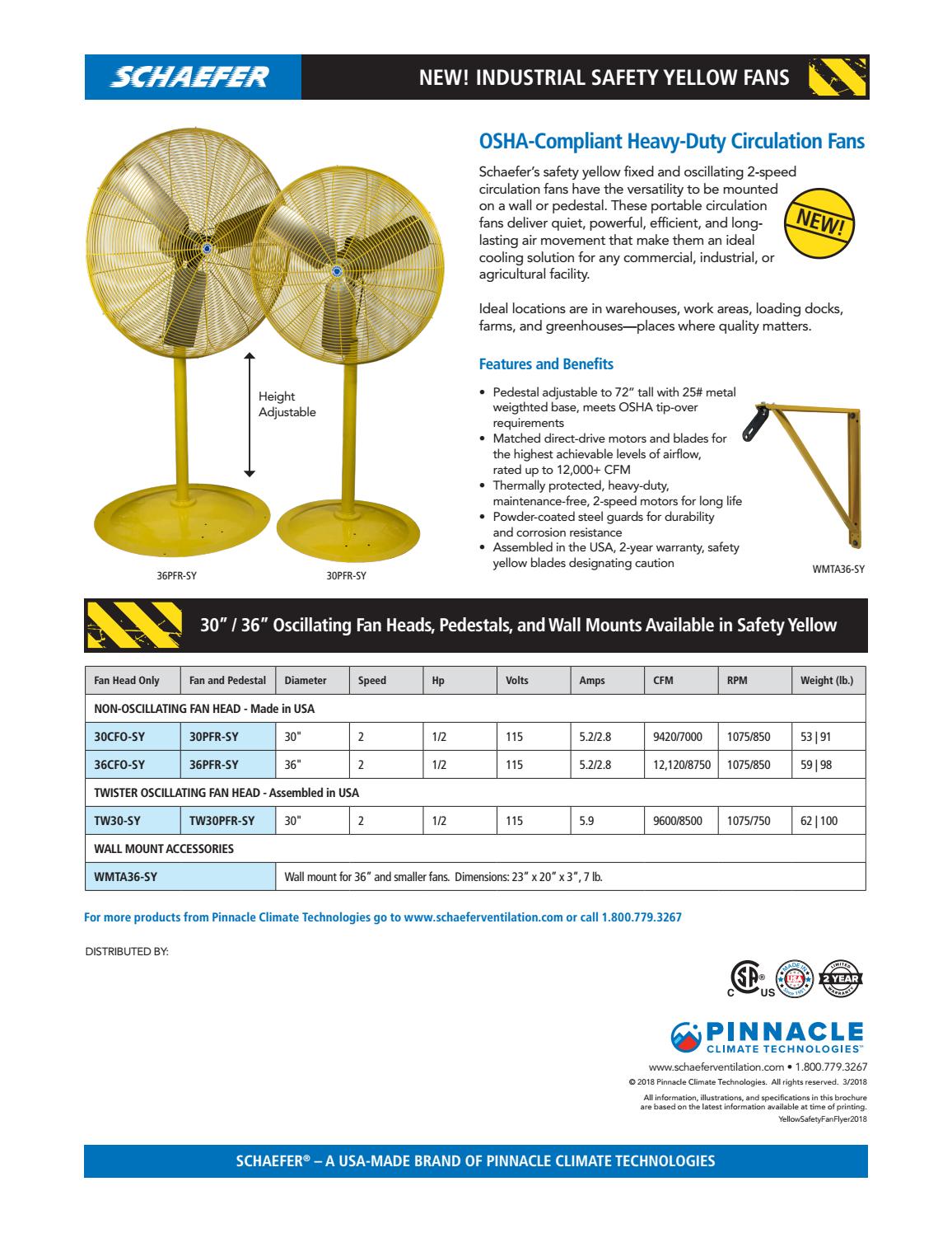 Pinnacle Yellow Safety Fans by Ram Tool Construction Supply Co. - Issuu