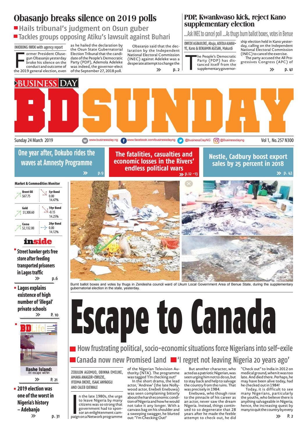BusinessDay 24 Mar 2019 by BusinessDay - Issuu