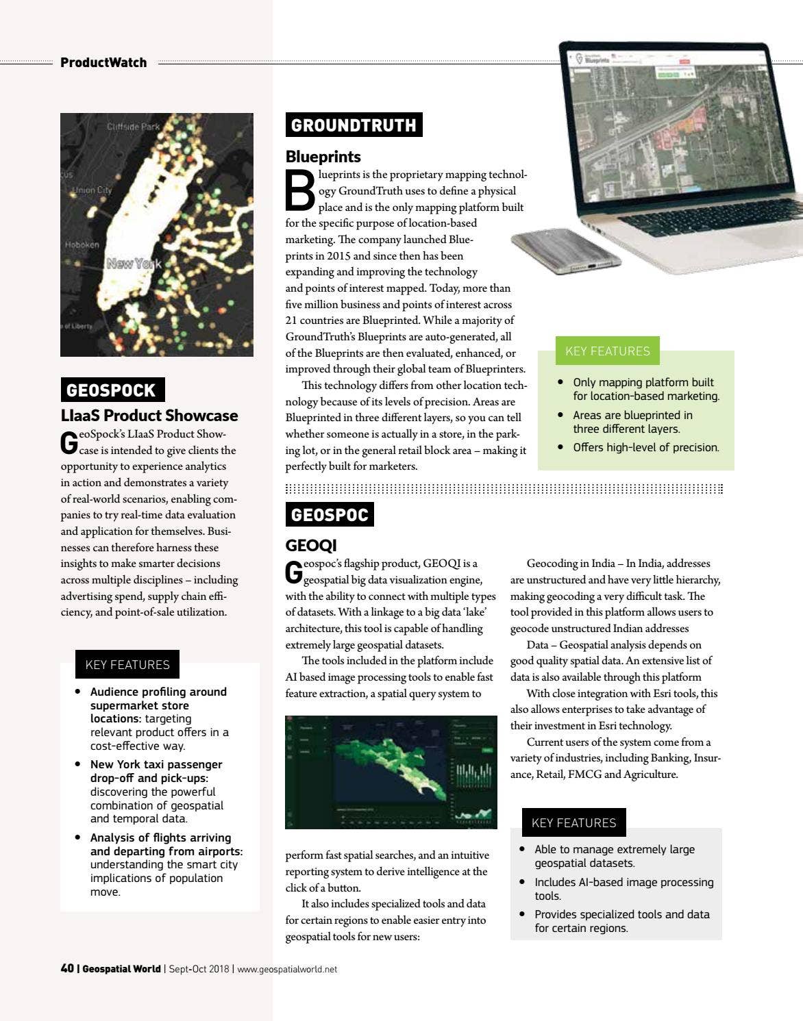 Geospatial World Magazine: Sep-Oct 2018 by Geospatial World - Issuu