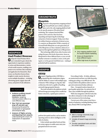 Geospatial World Magazine: Sep-Oct 2018 by Geospatial World - Issuu