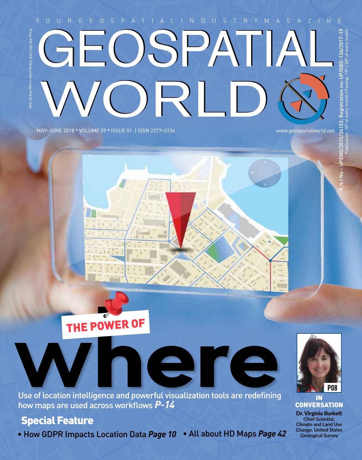 Geospatial World Magazine: May - June 2018 by Geospatial World - Issuu