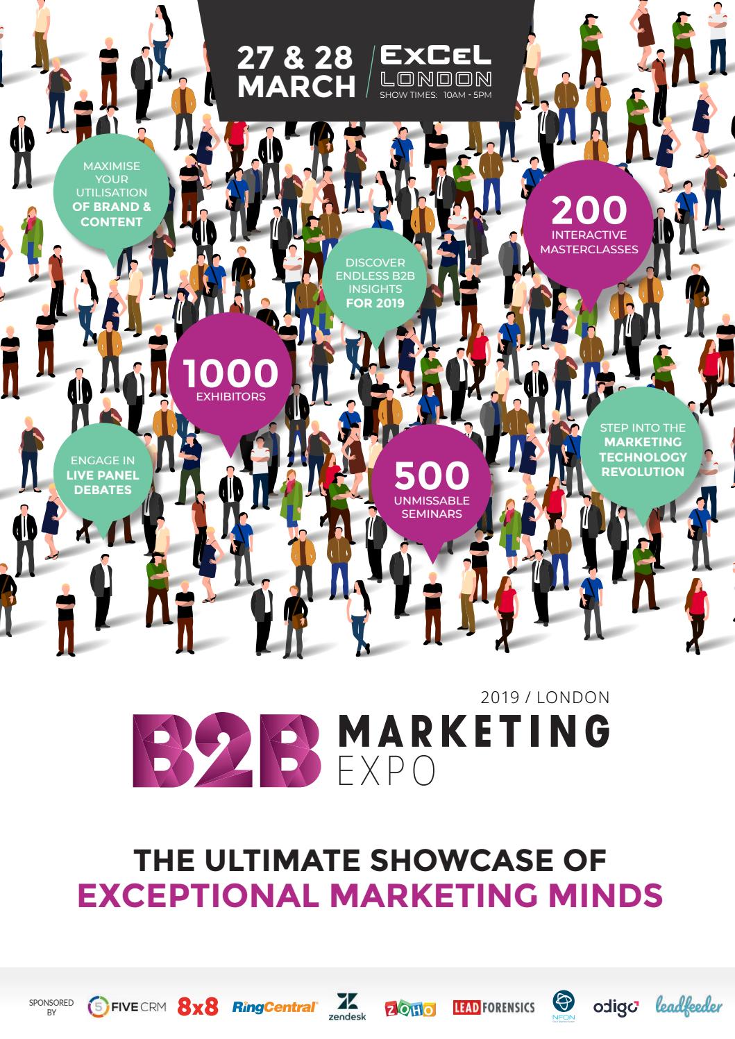 B2B Marketing Expo 2019 Showguide by Fortem International - Issuu