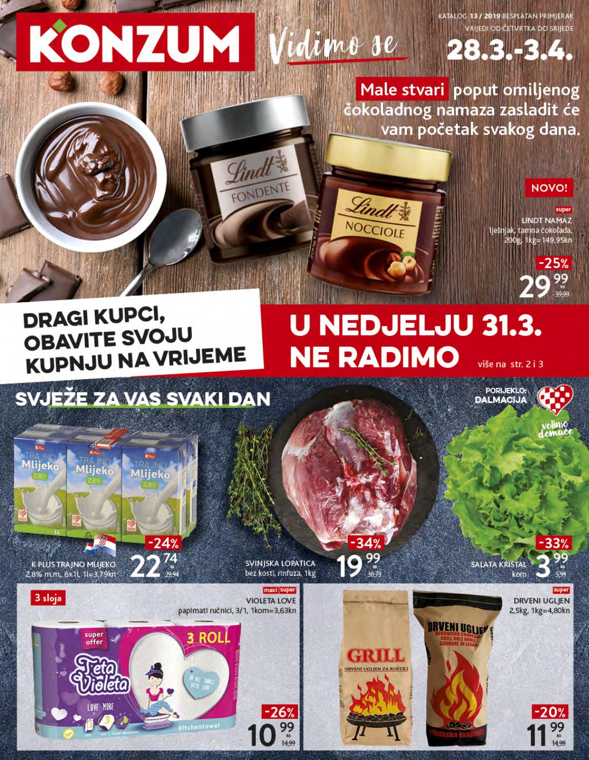 Konzum katalog 28.3.-3.4. by Konzum - Issuu