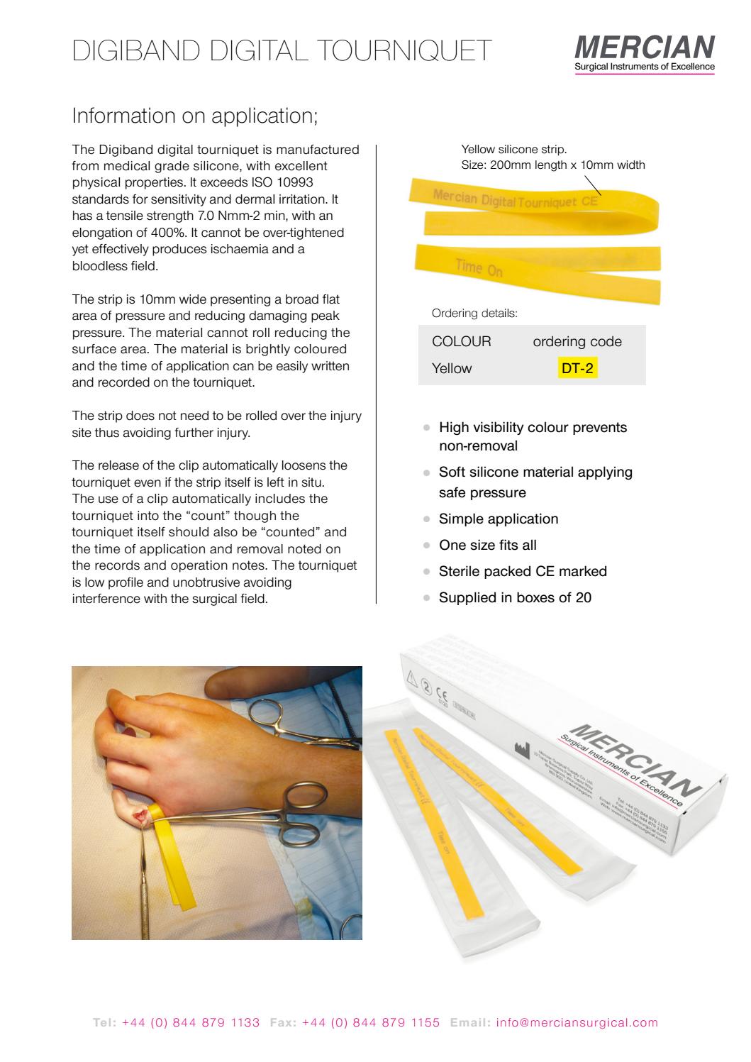 Digiband Digital Tourniquet by Mercian Surgical - Issuu