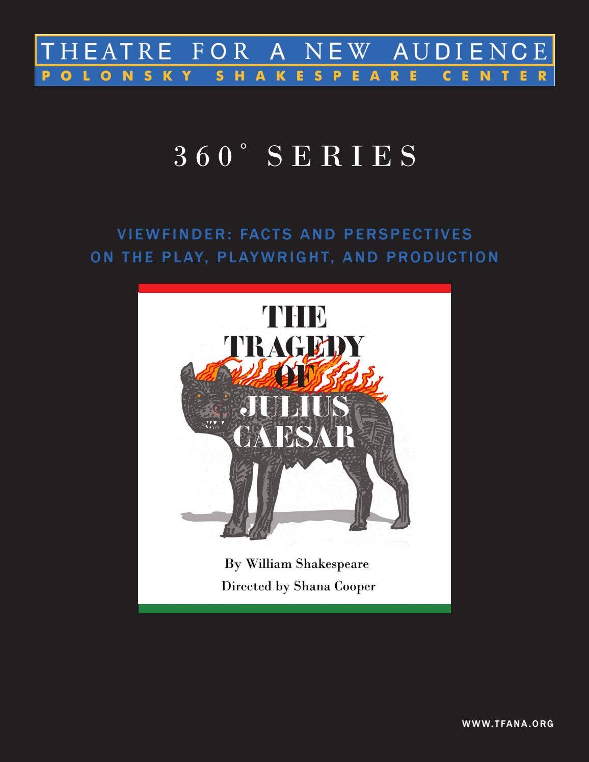 360° Viewfinder: THE TRAGEDY OF JULIUS CAESAR by Theatre for a New ...
