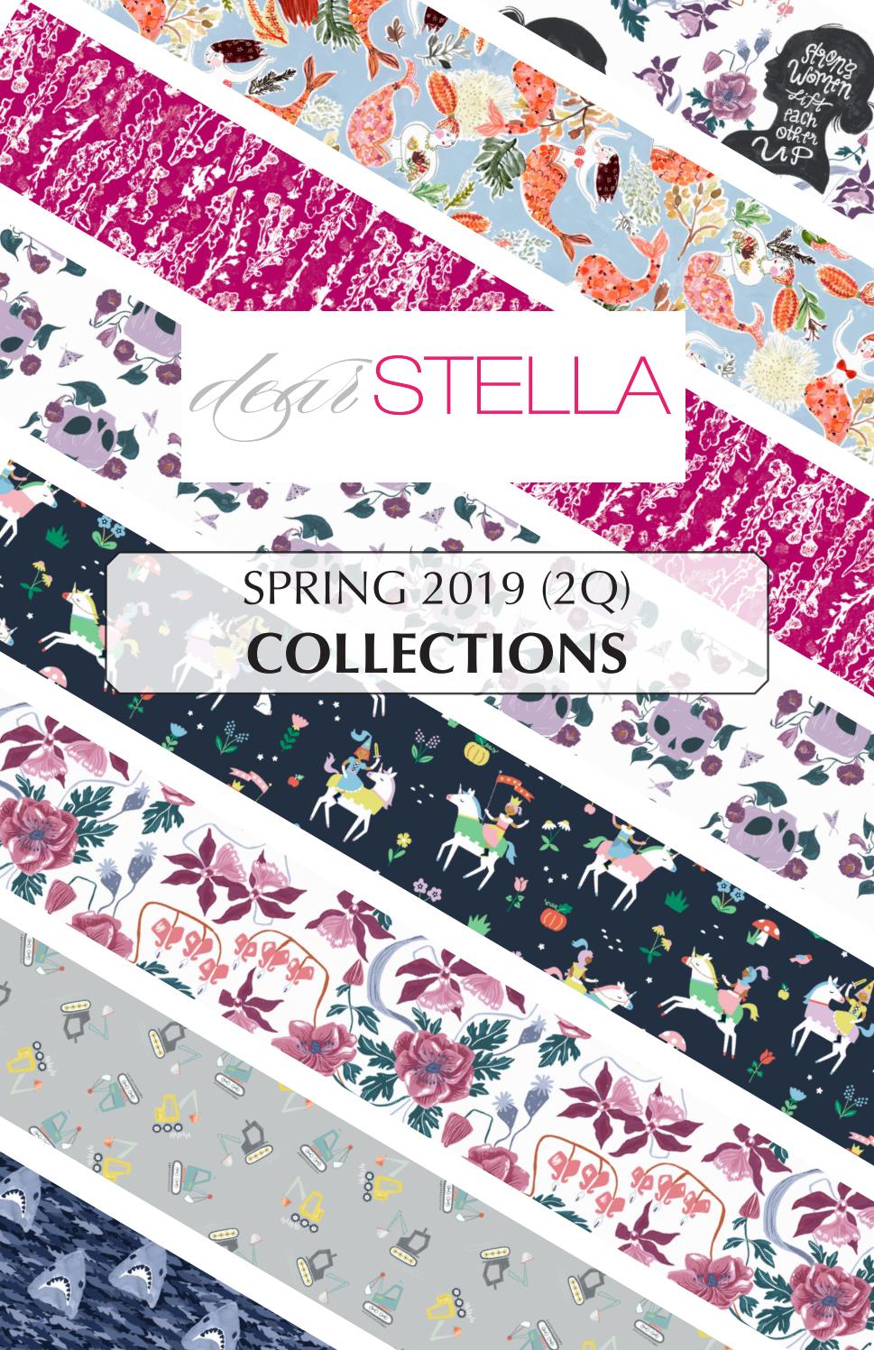 Spring (2Q) 2019 Dear Stella Sell Sheets by Timeless Treasures Fabrics ...