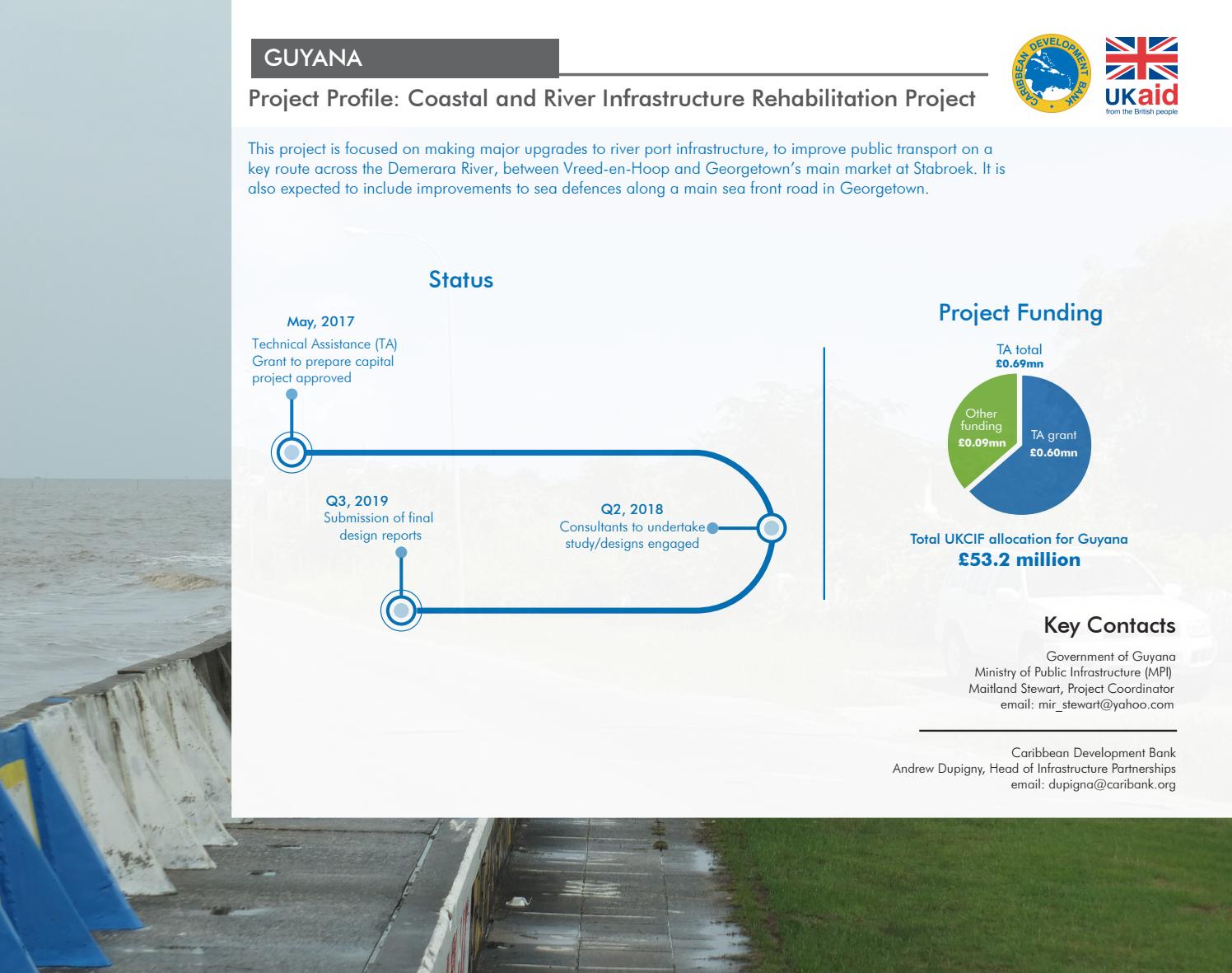 UKCIF Project Brief - Guyana Coastal and River Infrastructure ...