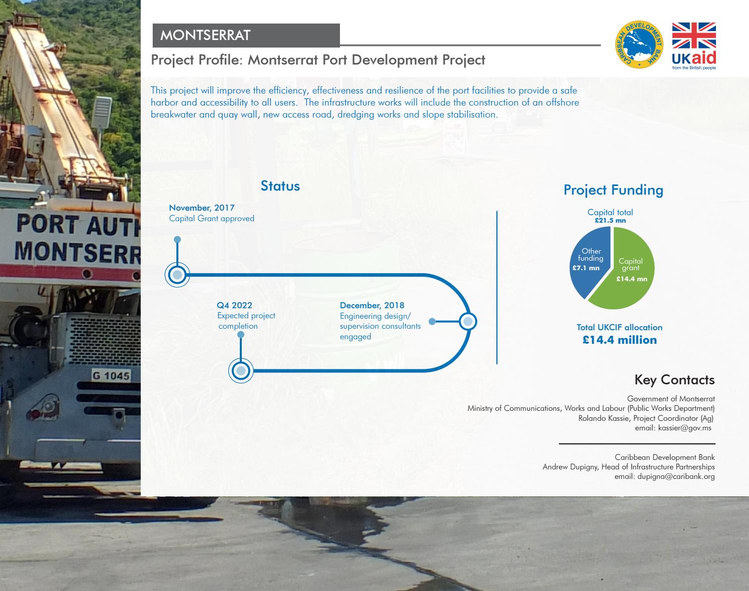 UKCIF Project Brief - Montserrat Port Development by Caribbean ...