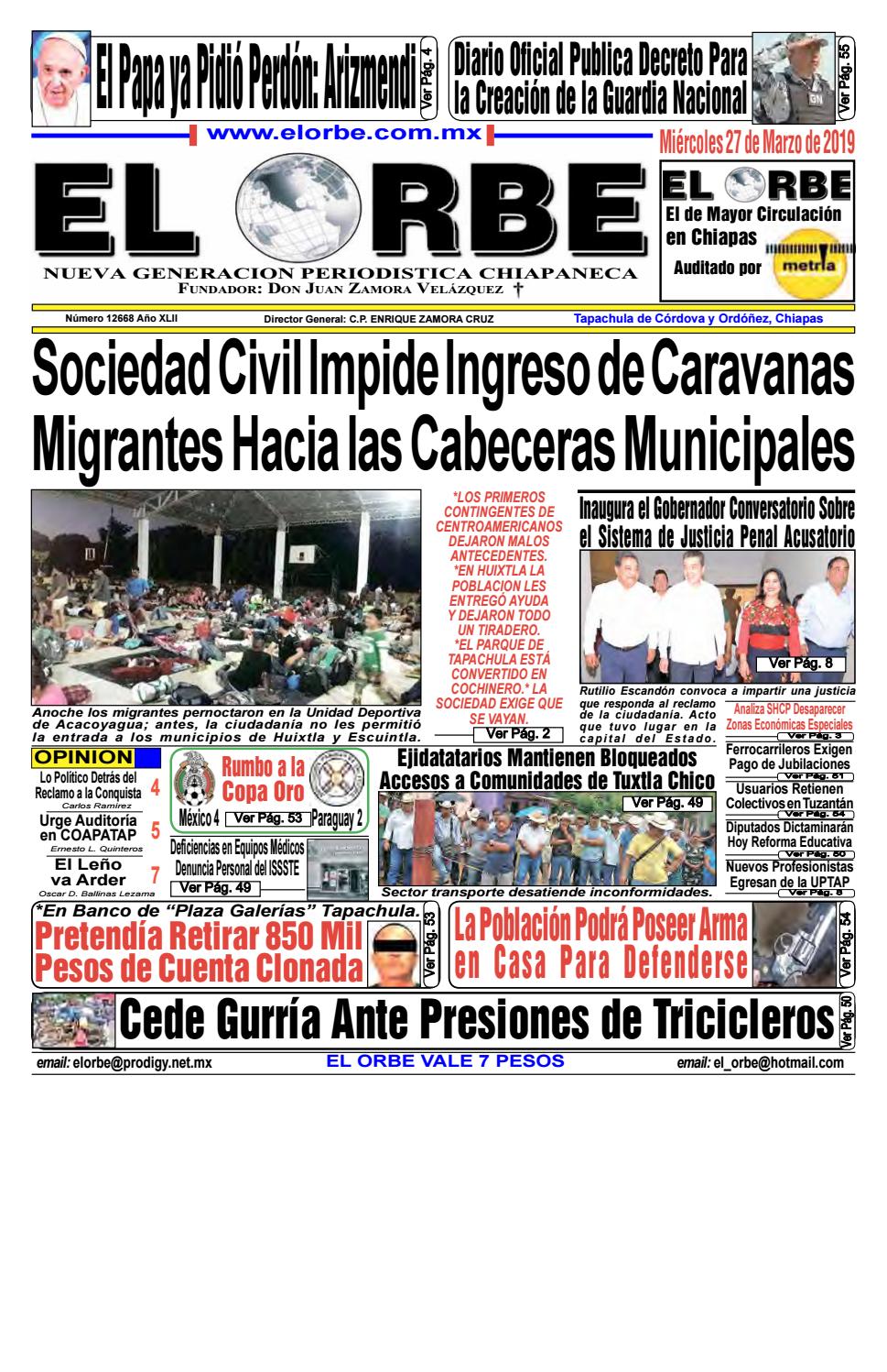 27032019 by El Orbe - Issuu