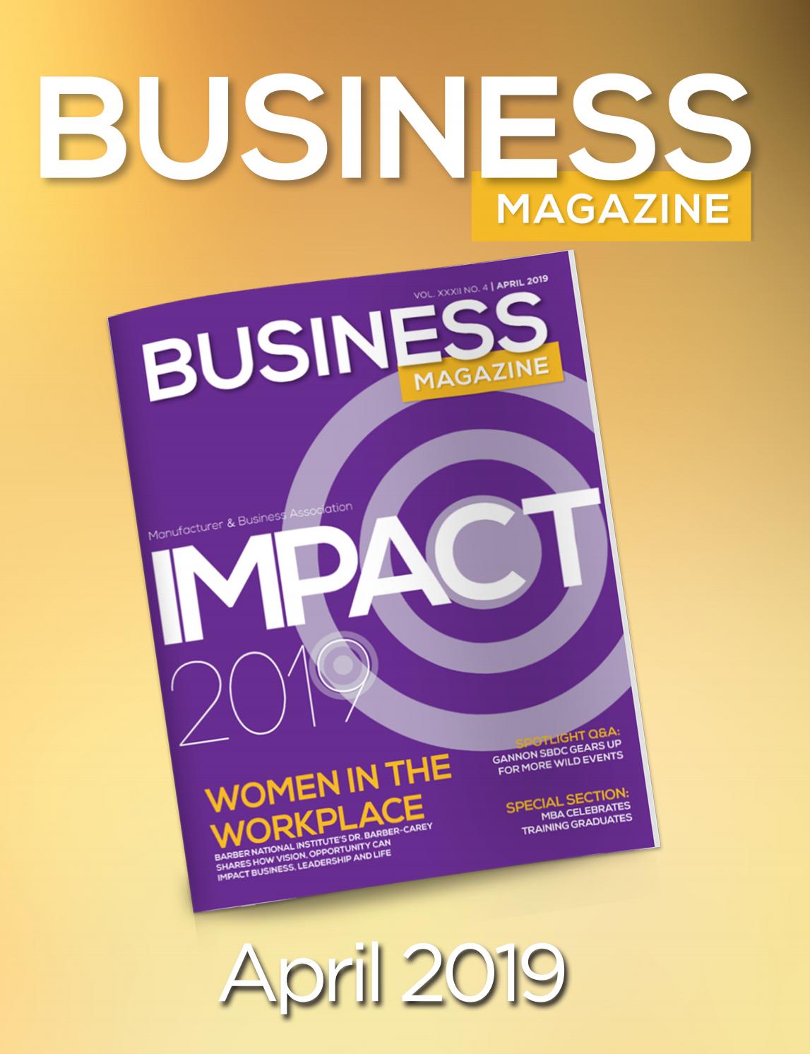 April 2019 Business Magazine by MBA Business Magazine - Issuu