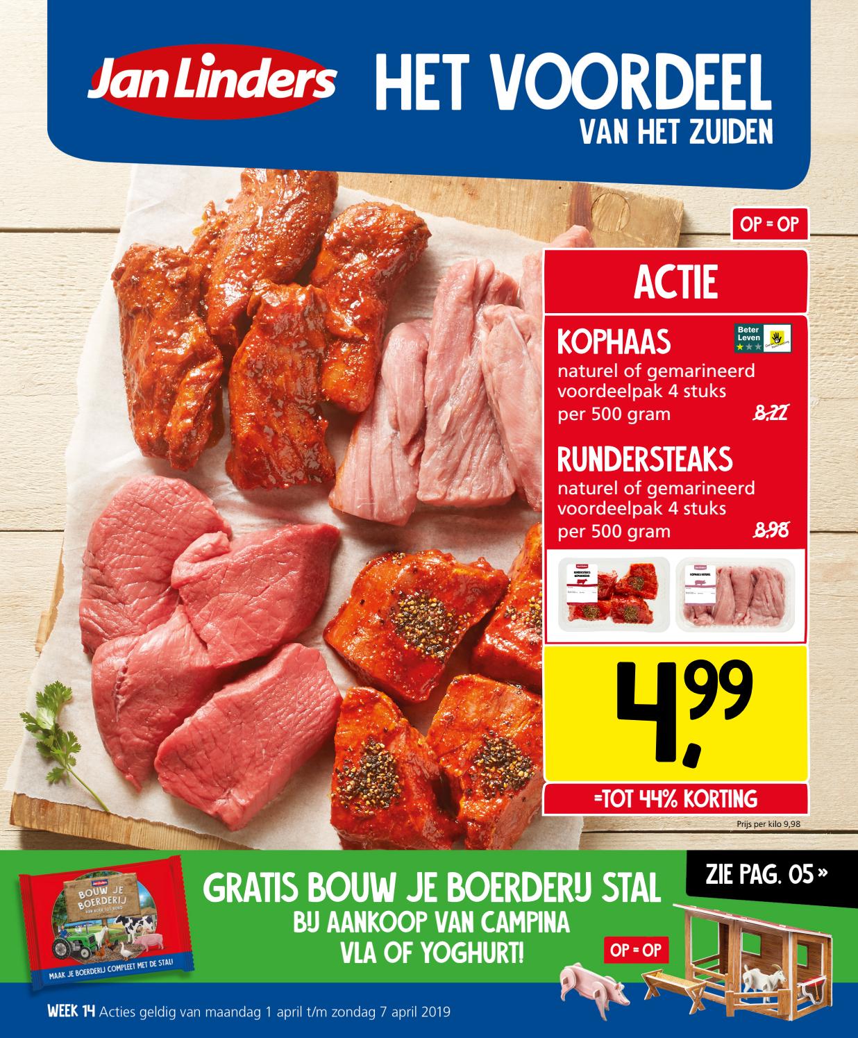 Folder week 14 by Jan Linders Supermarkten - Issuu