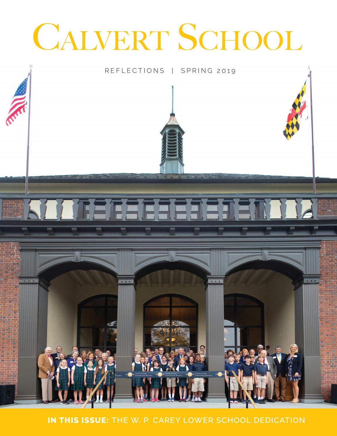 Reflections Spring 2019 by Calvert School - Issuu