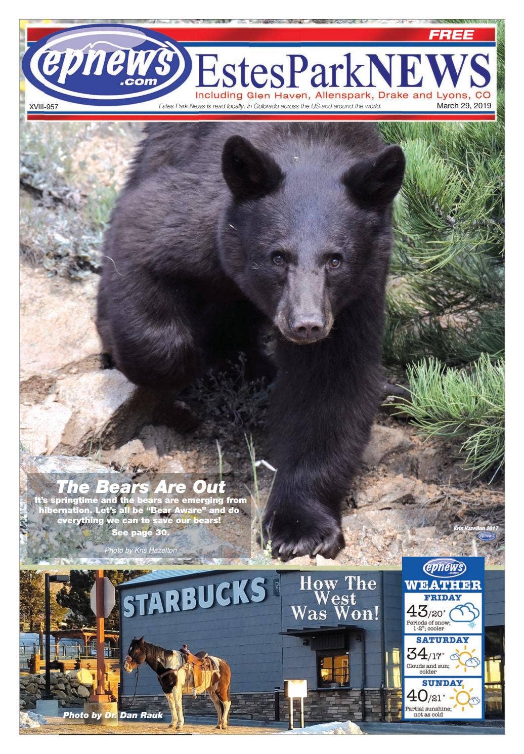 Estes Park News, March 29, 2019 by Estes Park News, Inc - Issuu