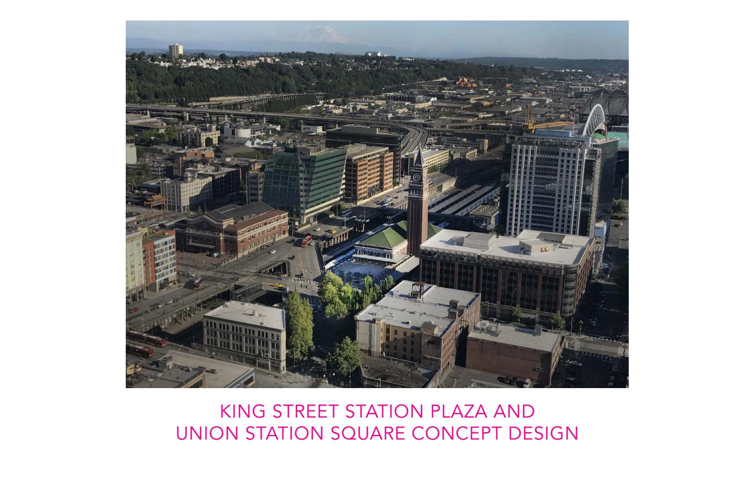 King Street Station Plaza and Union Station Square Concept Design by ...