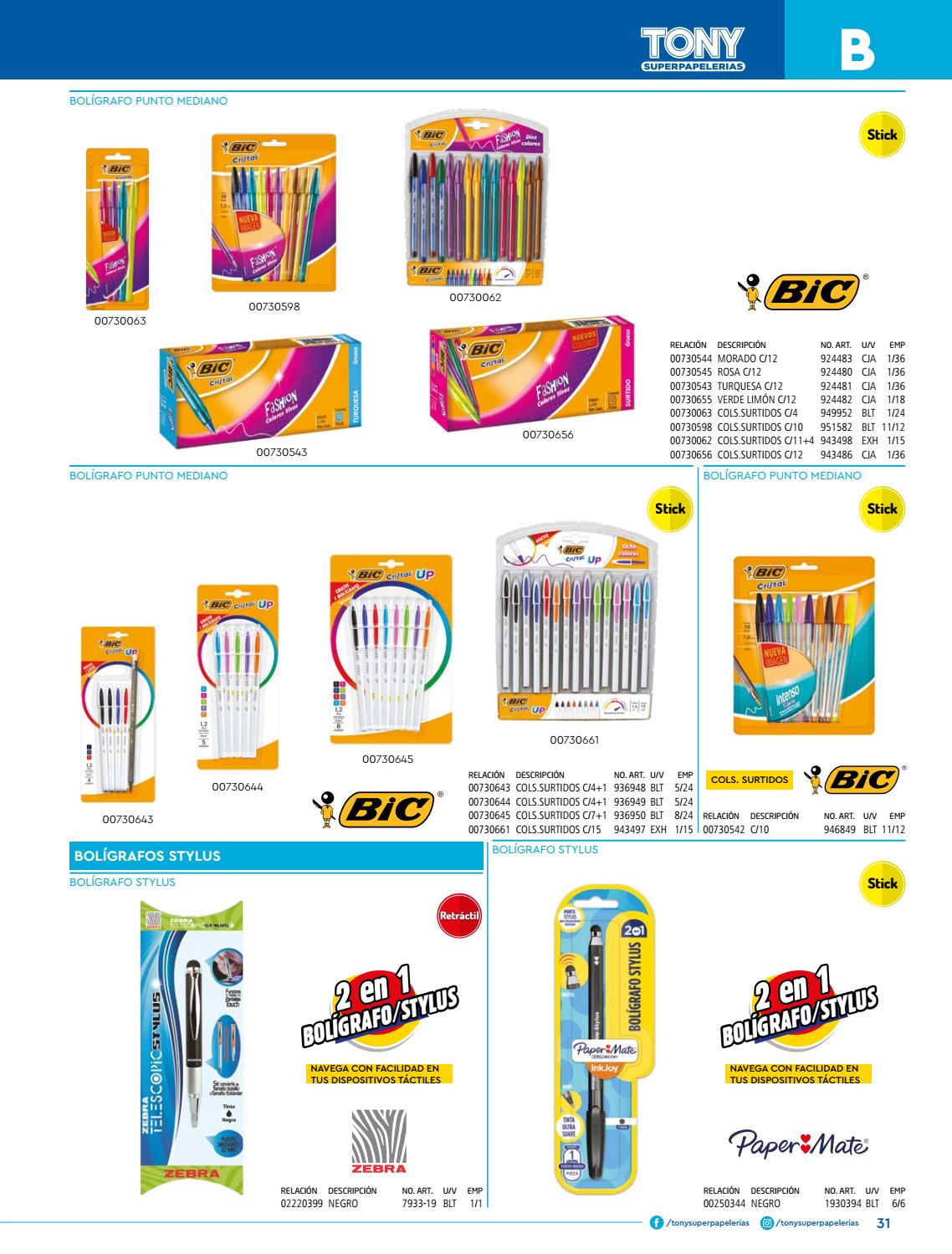 CATALOGO 2019 TONY by tony superpapelerias - Issuu