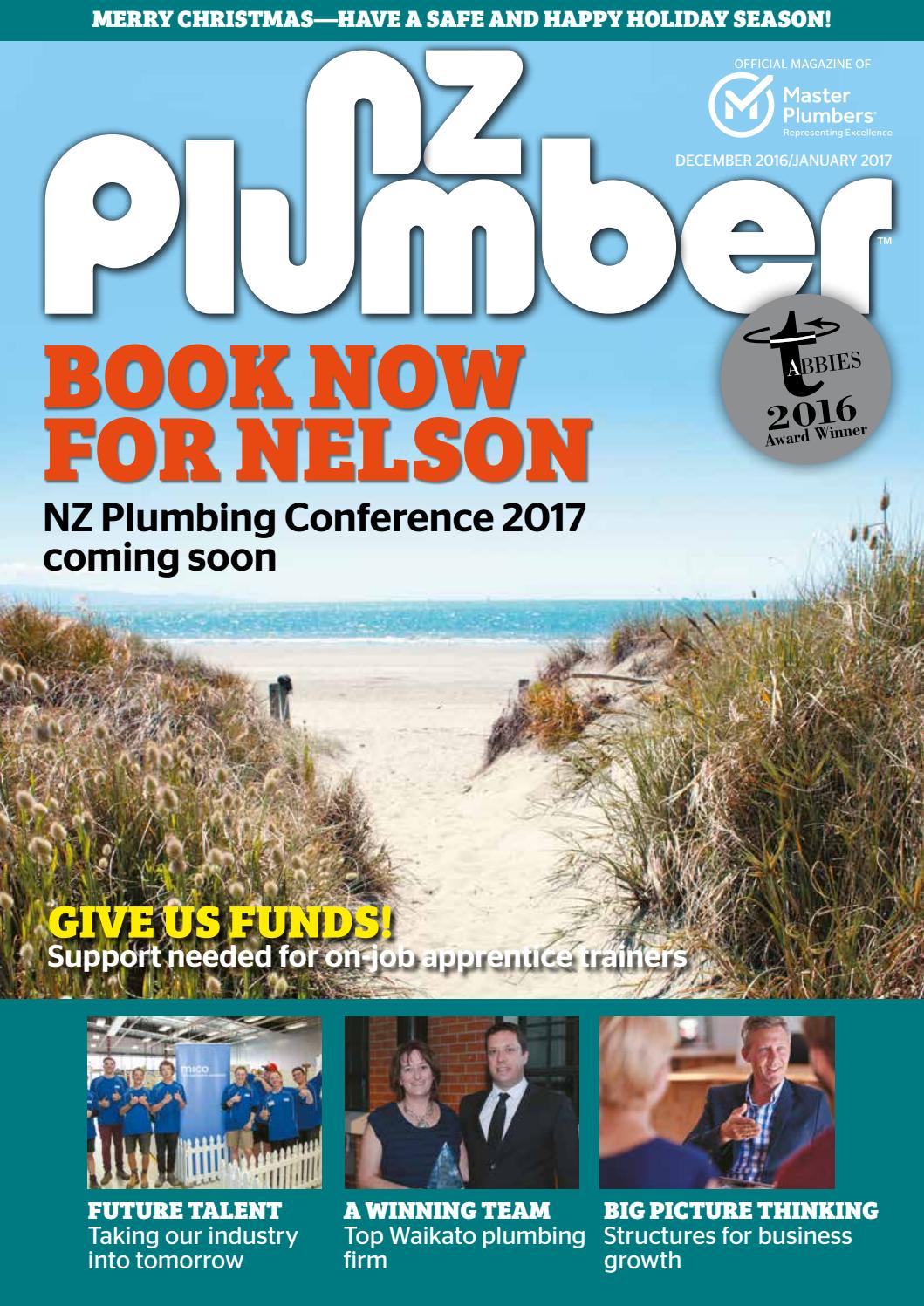 NZ Plumber December 2016-January 2017 by NZ Plumber - Issuu