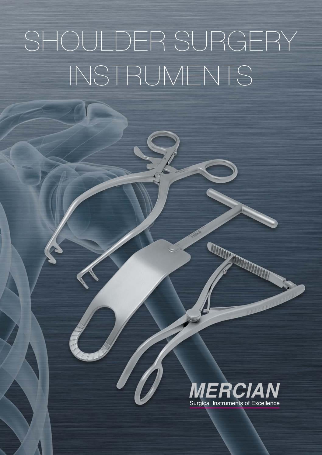 Mercian Shoulder Instruments brochure by Mercian Surgical - Issuu