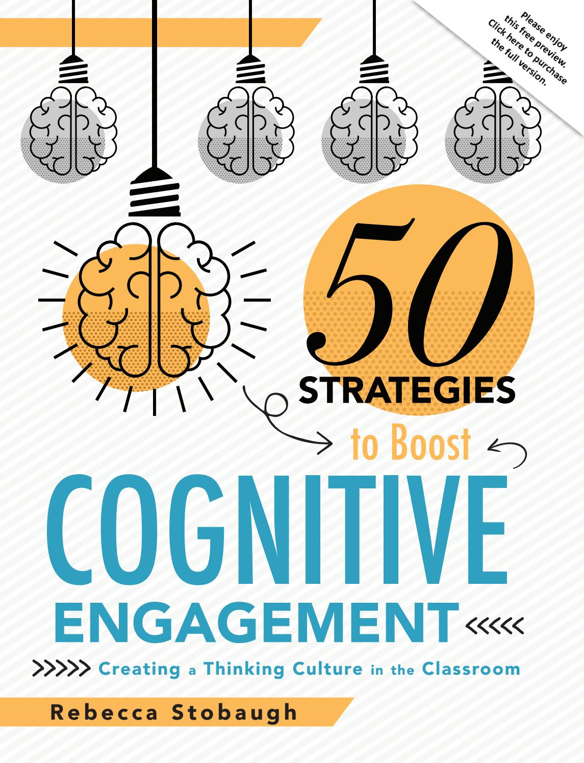 Fifty Strategies to Boost Cognitive Engagement by Solution Tree - Issuu