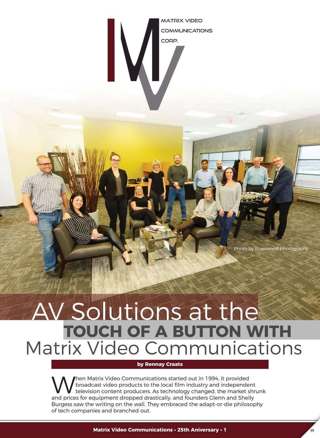 Matrix Video Communications - 25th Anniversary by Business in Calgary ...