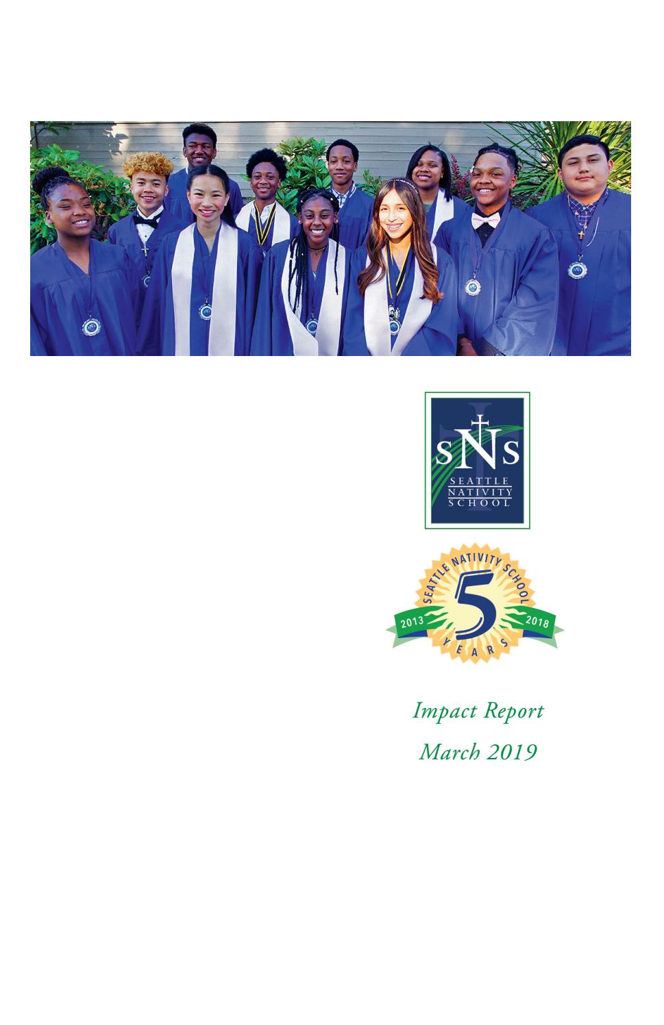 Seattle Nativity School Impact Report March 2019 by Seattle Nativity ...