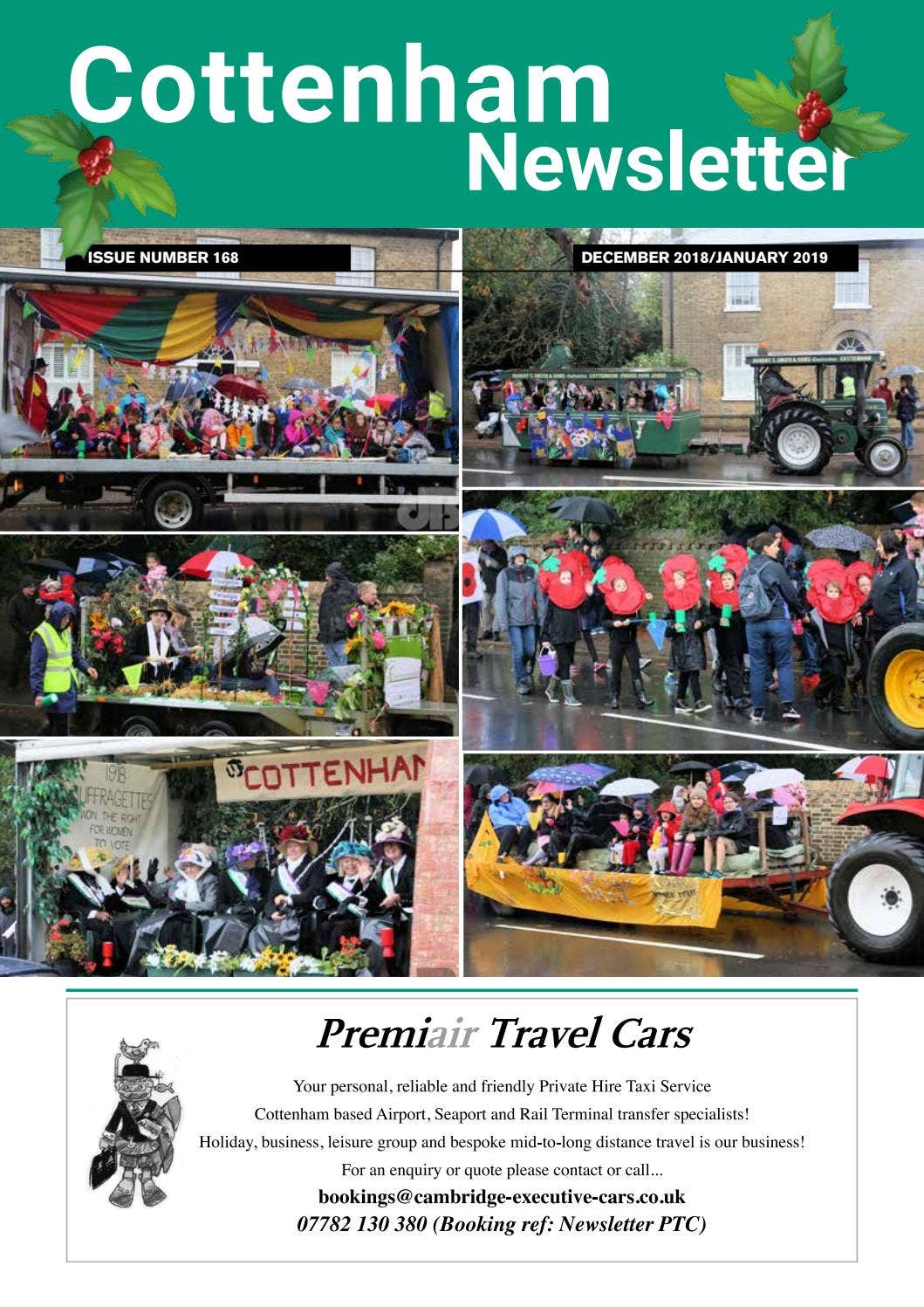 Cottenham Newsletter Issue 168 - Dec 2018/ Jan 2019 by Cottenham ...