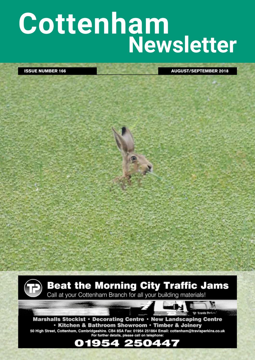 Cottenham Newsletter Issue 166 - Aug/ Sept 2018 by Cottenham Newsletter ...