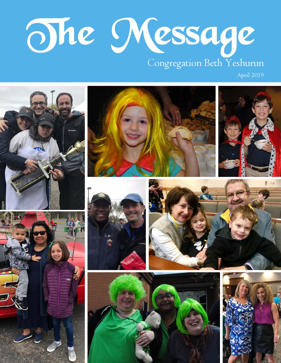 The Message by Congregation Beth Yeshurun - Issuu