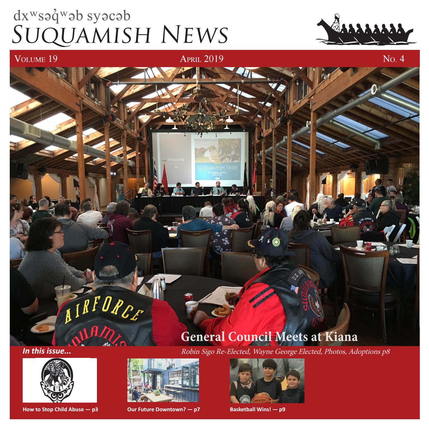 Suquamish News - April, 2019 by Suquamish Tribe - Issuu