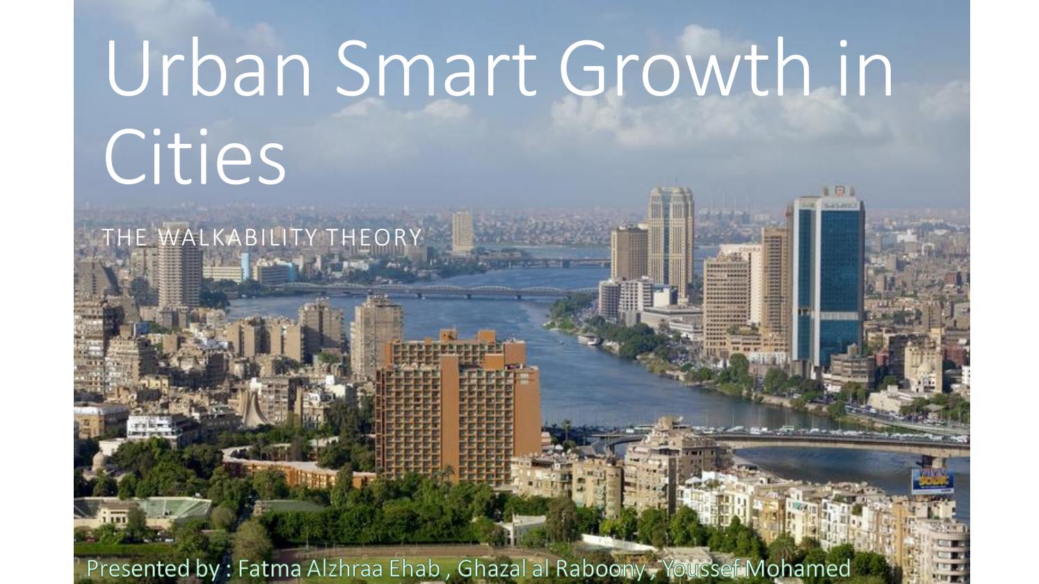 Urban Smart Growth in Cities by Fatma Alzhraa Ehab - Issuu