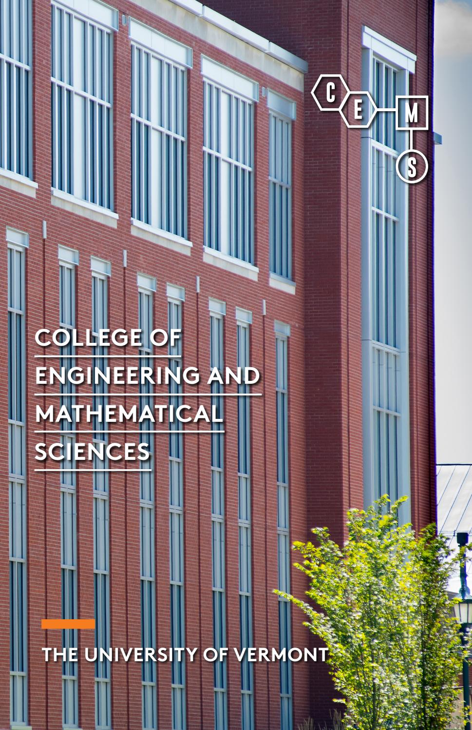 College of Engineering and Mathematical Sciences Booklet by University ...
