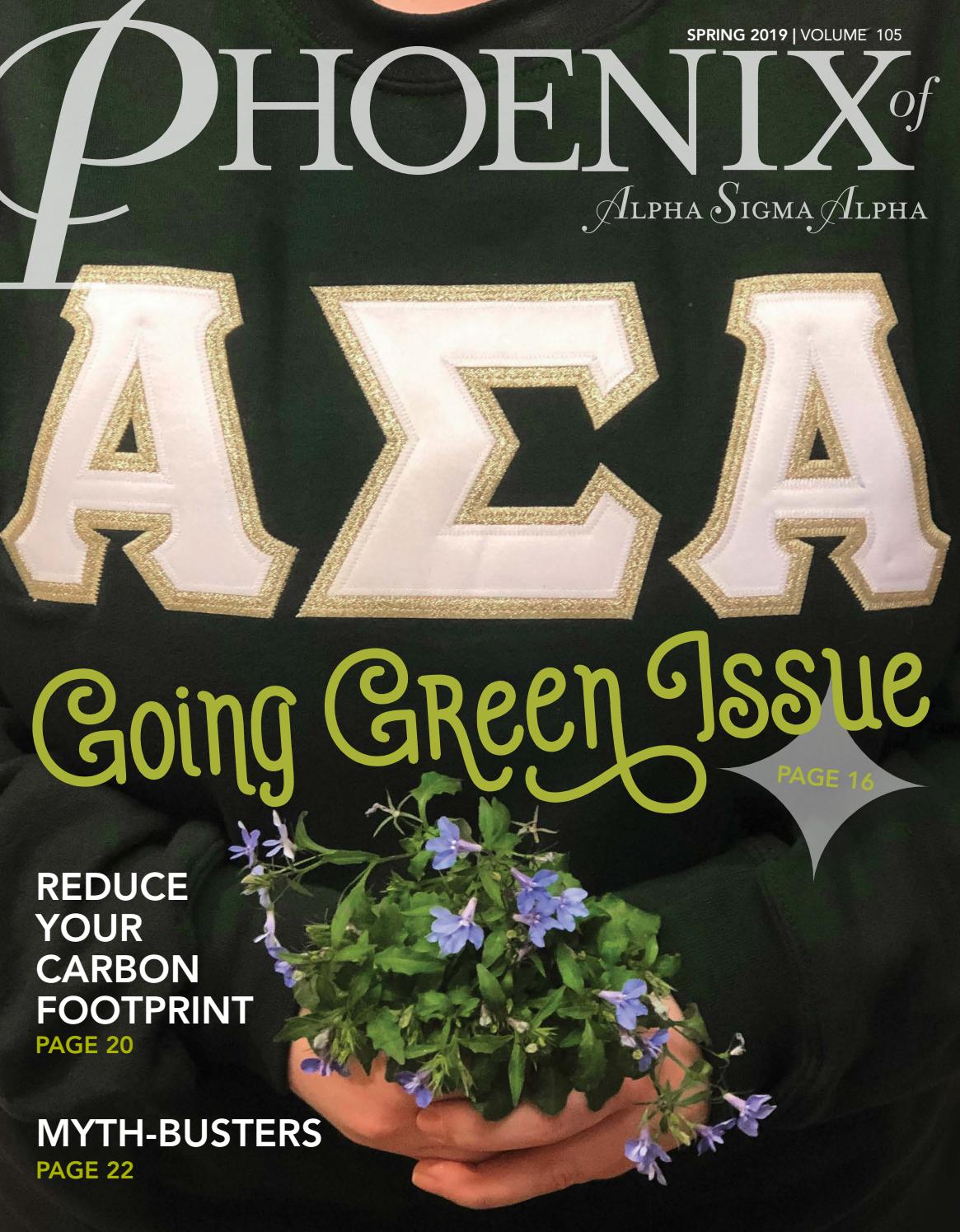 Phoenix of Alpha Sigma Alpha | Spring 2019 by Alpha Sigma Alpha ...