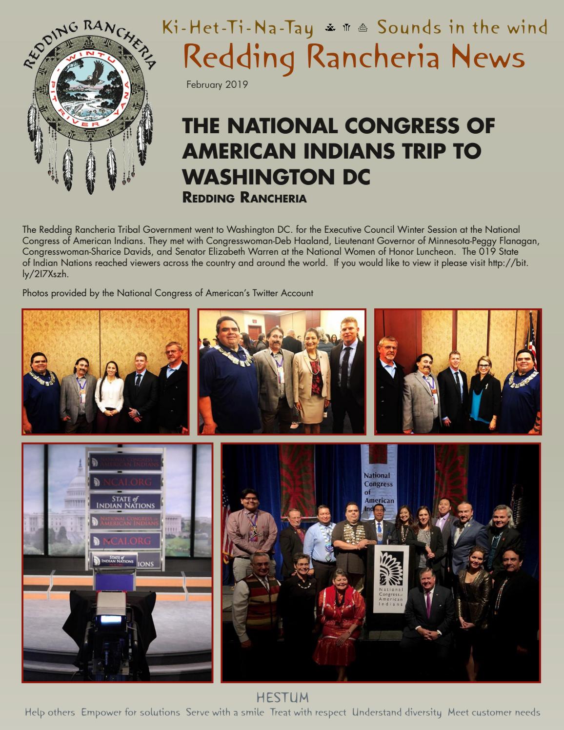 Redding Rancheria February 2019 Newsletter by Redding Rancheria - Issuu