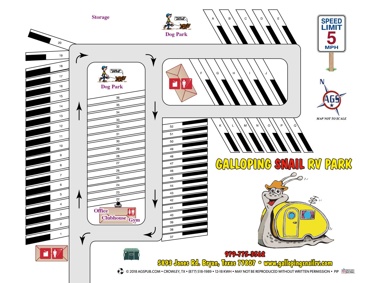 Galloping Snail RV Park by AGS/Texas Advertising - Issuu