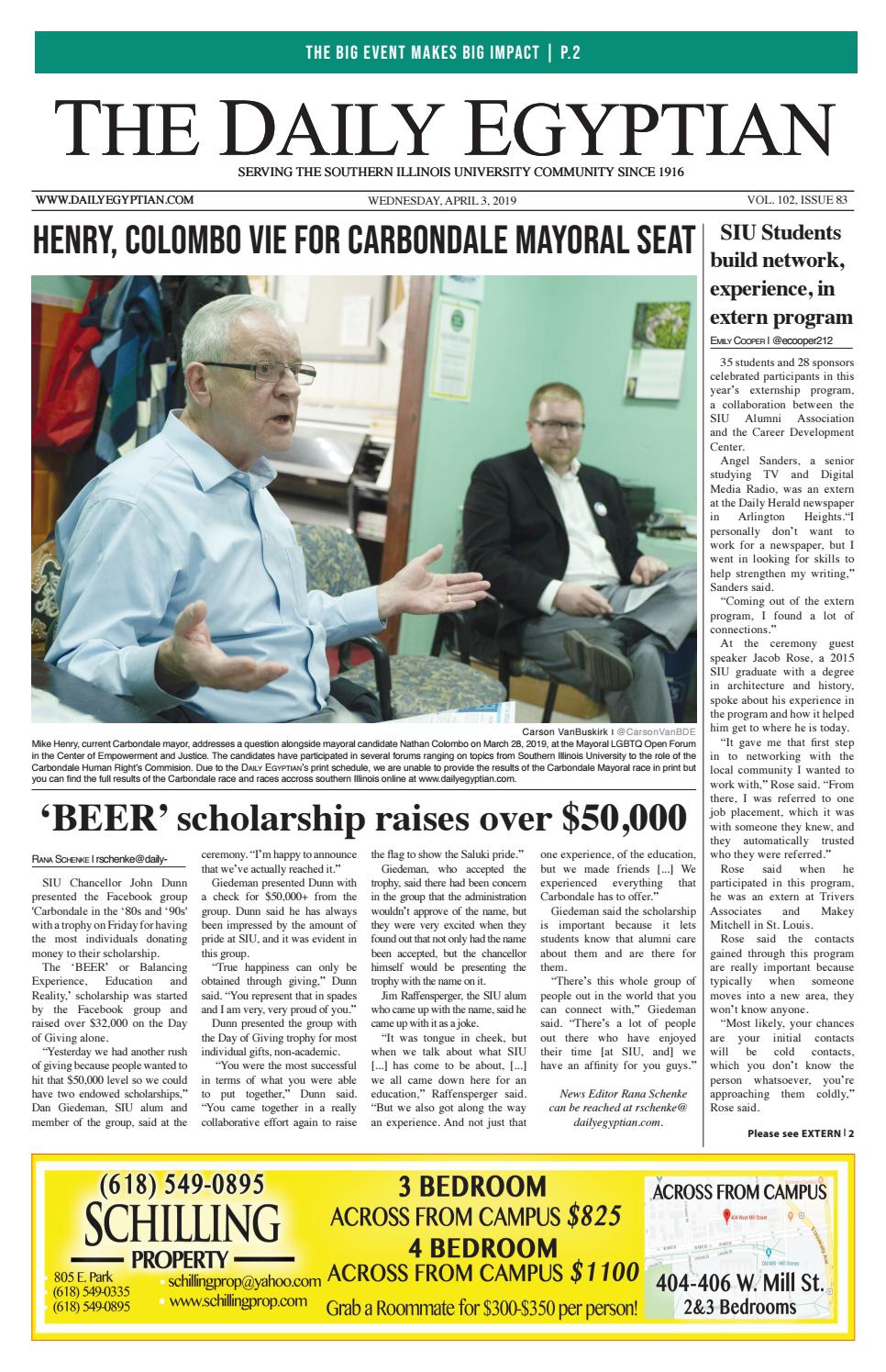 The Daily Egyptian by Daily Egyptian - Issuu