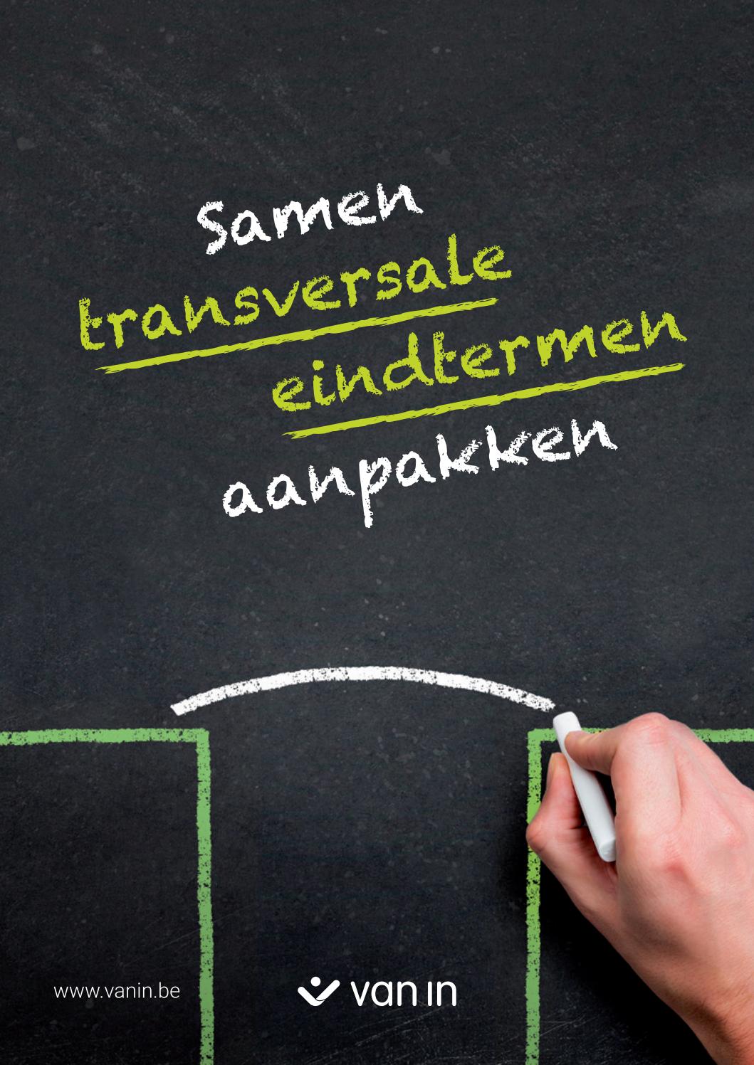 Samen transversale eindtermen aanpakken by VAN IN - Issuu