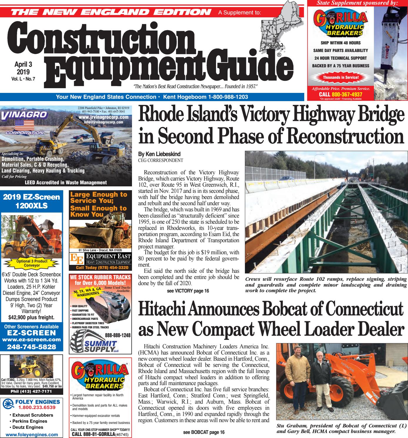 New England 7 April 3, 2019 by Construction Equipment Guide - Issuu