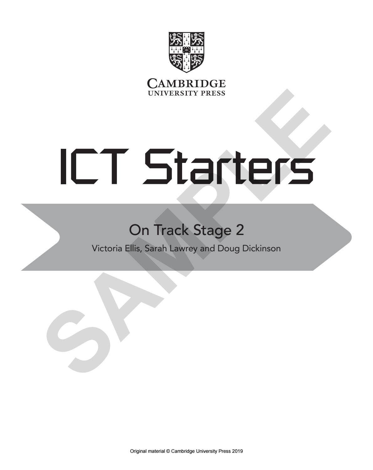ICT Starters On Track 2 by Cambridge International Education - Issuu