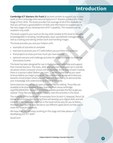 ICT Starters On Track 2 by Cambridge International Education - Issuu