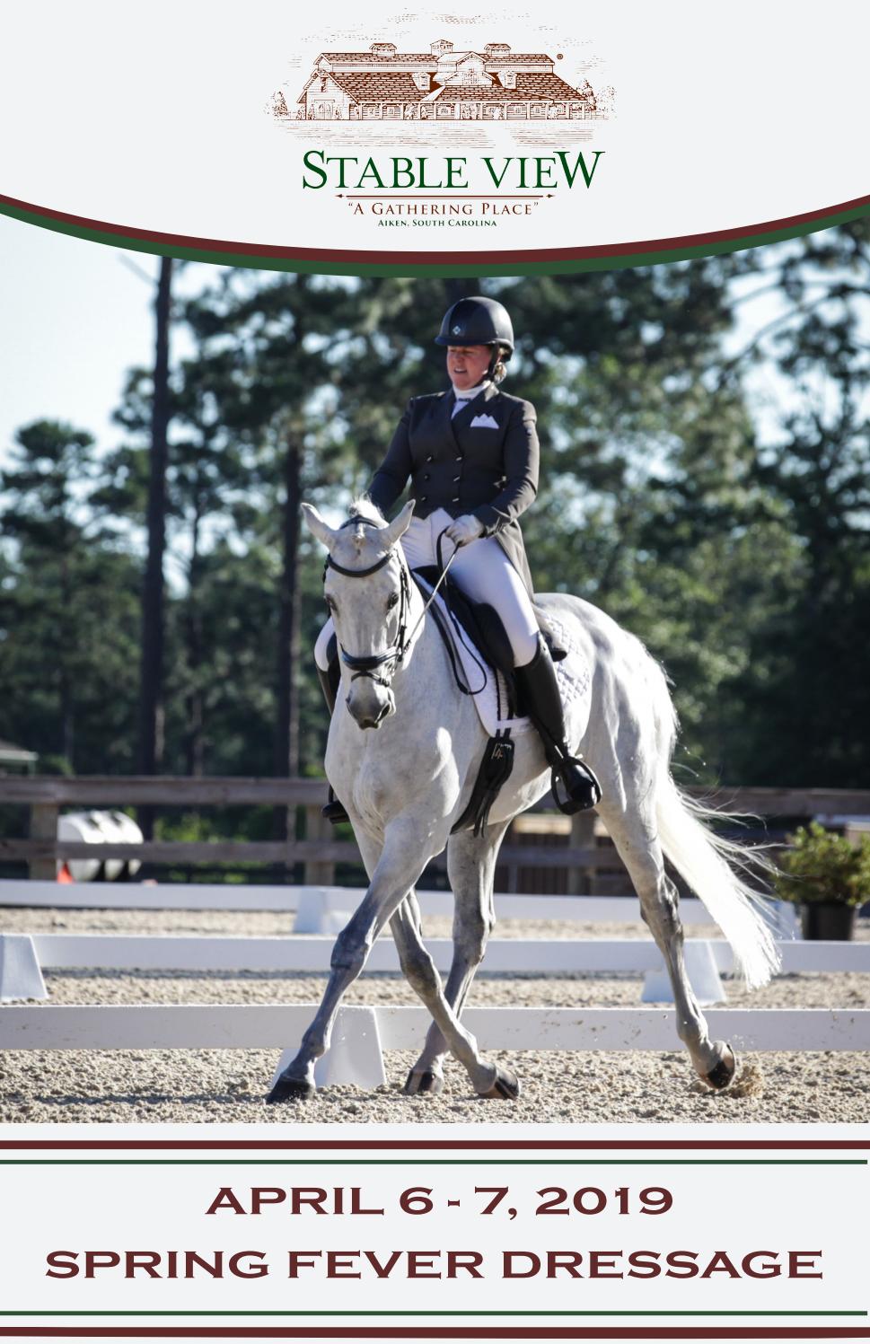 April 2019 Spring Fever Dressage Show Program by StableView - Issuu