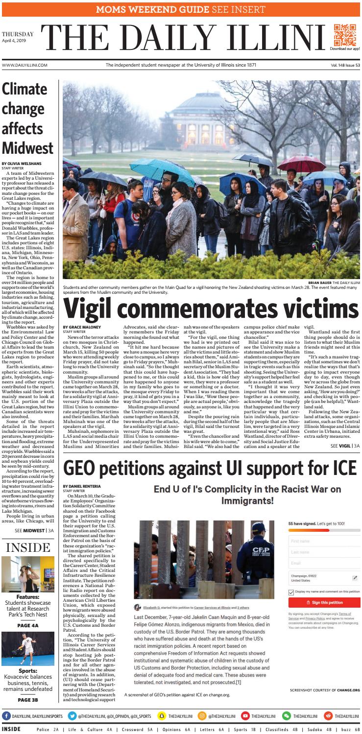 The Daily Illini: Volume 148 Issue 53 by The Daily Illini - Issuu