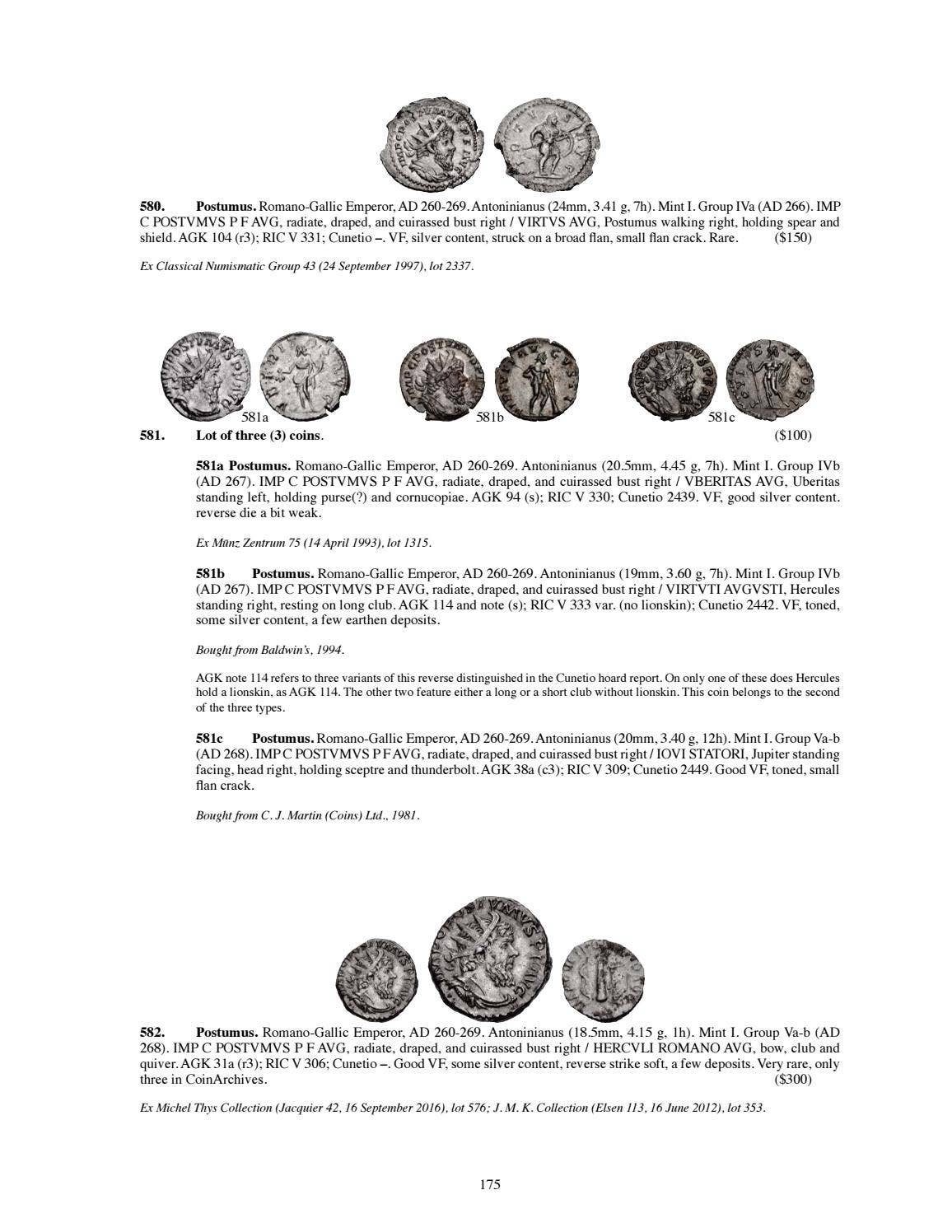 CNG e442 Catalog by Classical Numismatic Group, Inc. - Issuu