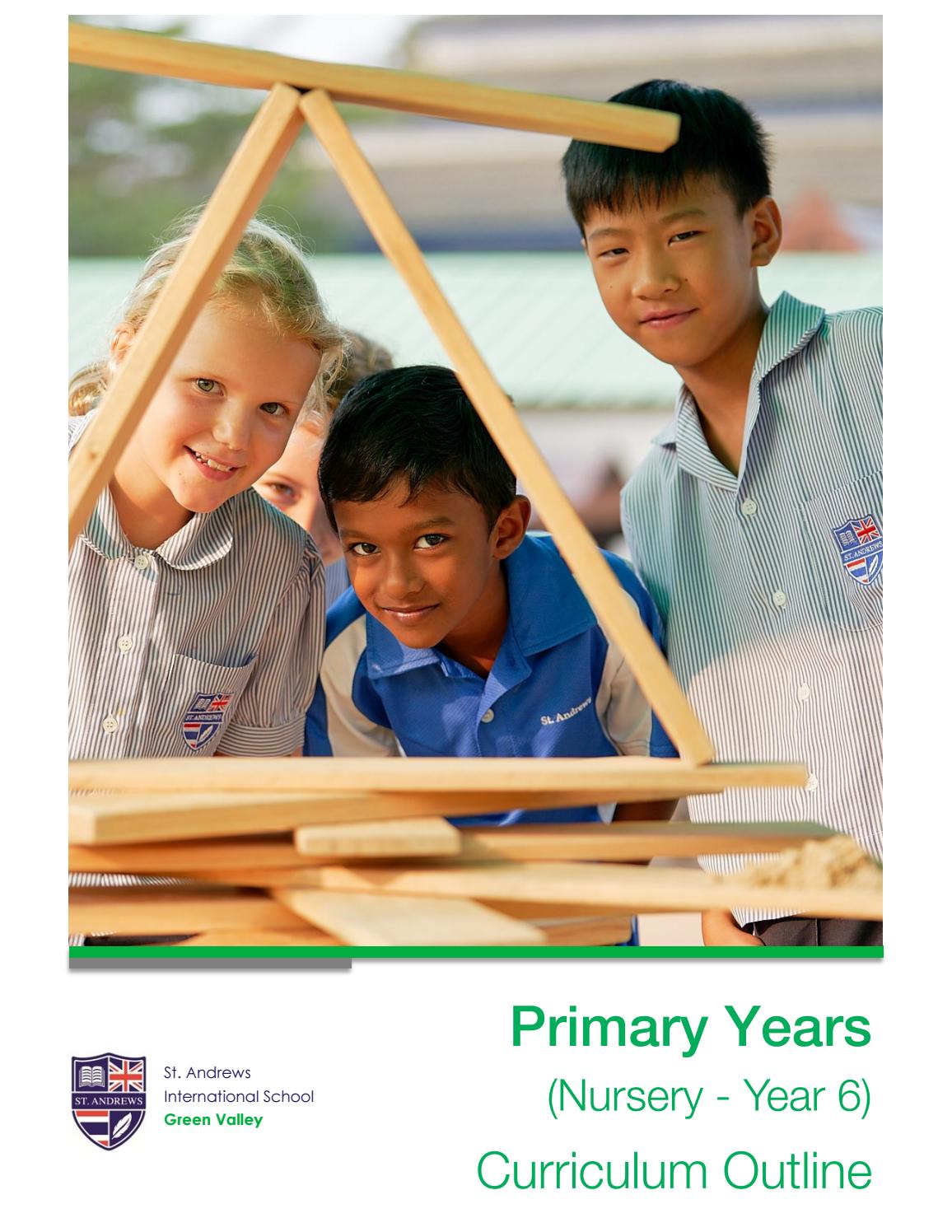 IB Primary Years Programme Curriculum Booklet by St Andrews ...