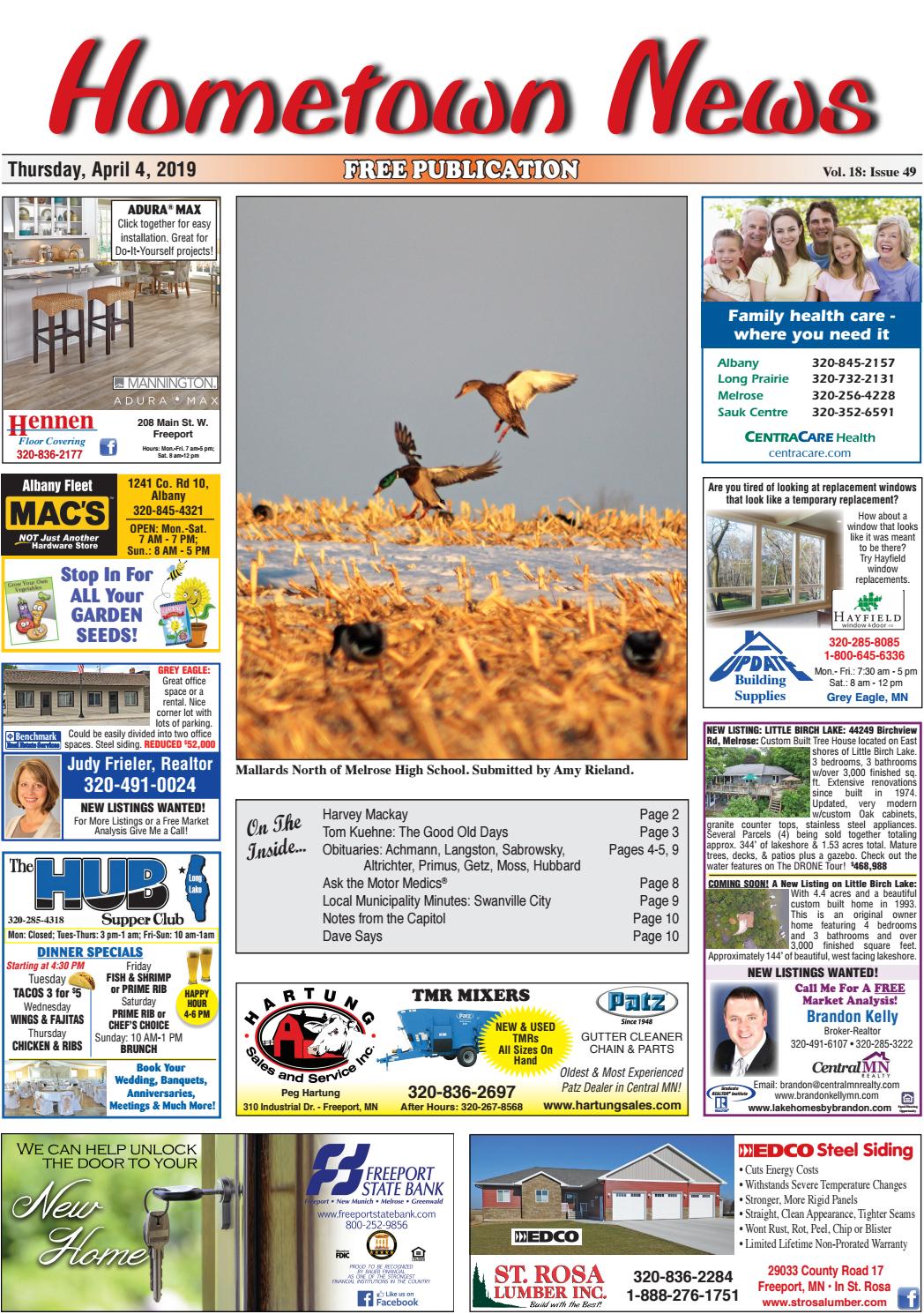 Hometown News April 4, 2019 by Hometown News - Issuu