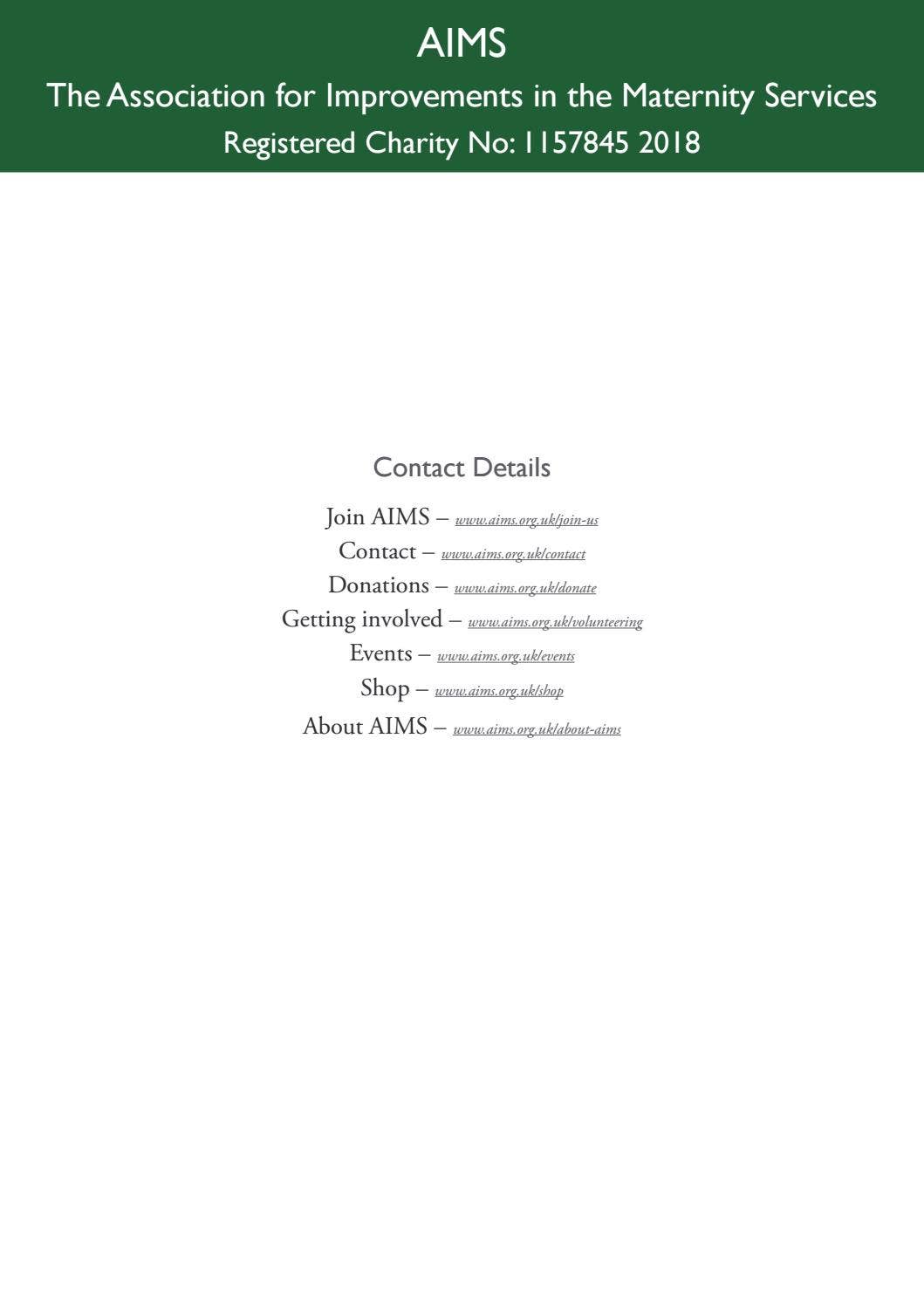 AIMS Journal Vol 30 No 4 2019 When Birth Becomes Trauma by AIMS ...