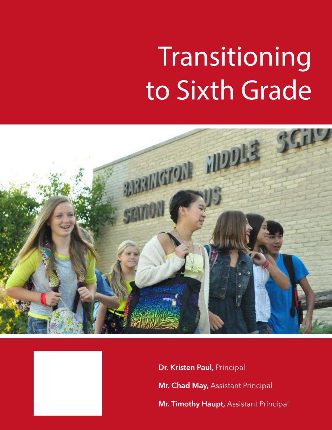 Prairie 6th Grade Transition Booklet 2019 by Barrington 220 - Issuu